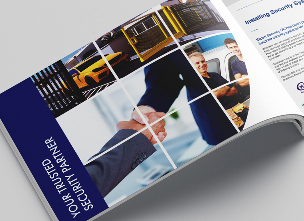 Expert Security Brochure Design | Red Chilli Design Bolton